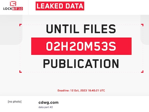 LockBit’s $80M Ransom Demand To CDW Is Third Largest Ever: Expert | CRN