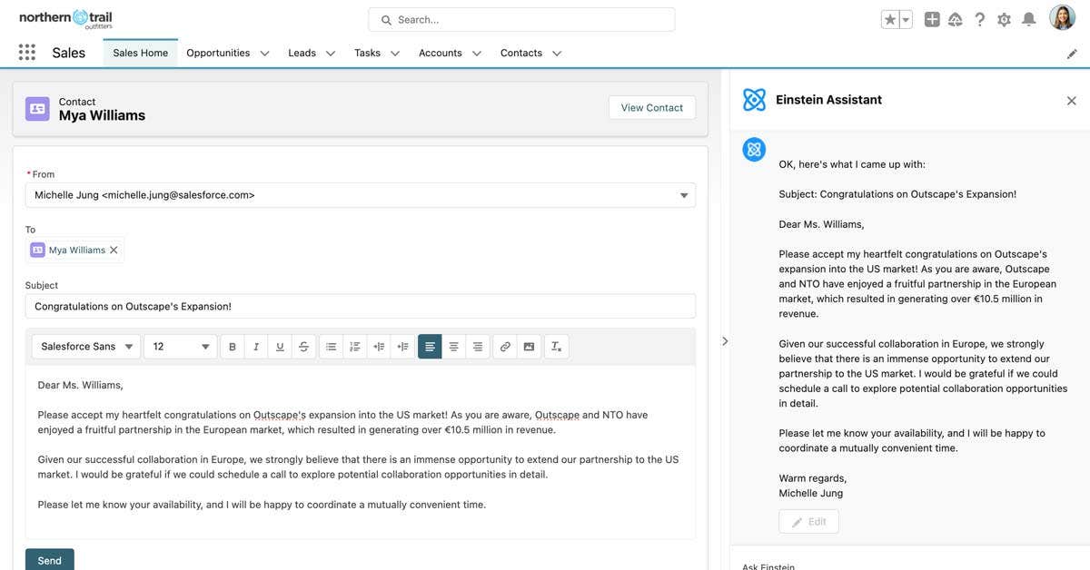Salesforce Enters The Generative AI Race With EinsteinGPT | CRN