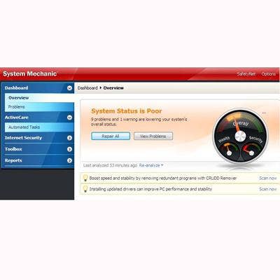 Speed Up Windows XP With System Mechanic 10.8 | CRN