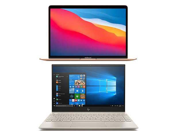 Apple MacBook Air (M1) Vs. HP Envy 13 (Intel 11th-Gen) | CRN